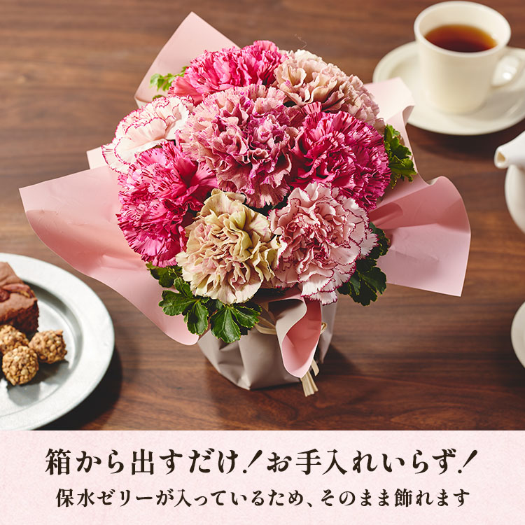 美しスタンディングブーケ クラシカルピンク ｜ 2024年 Oisix母の日ギフト特集