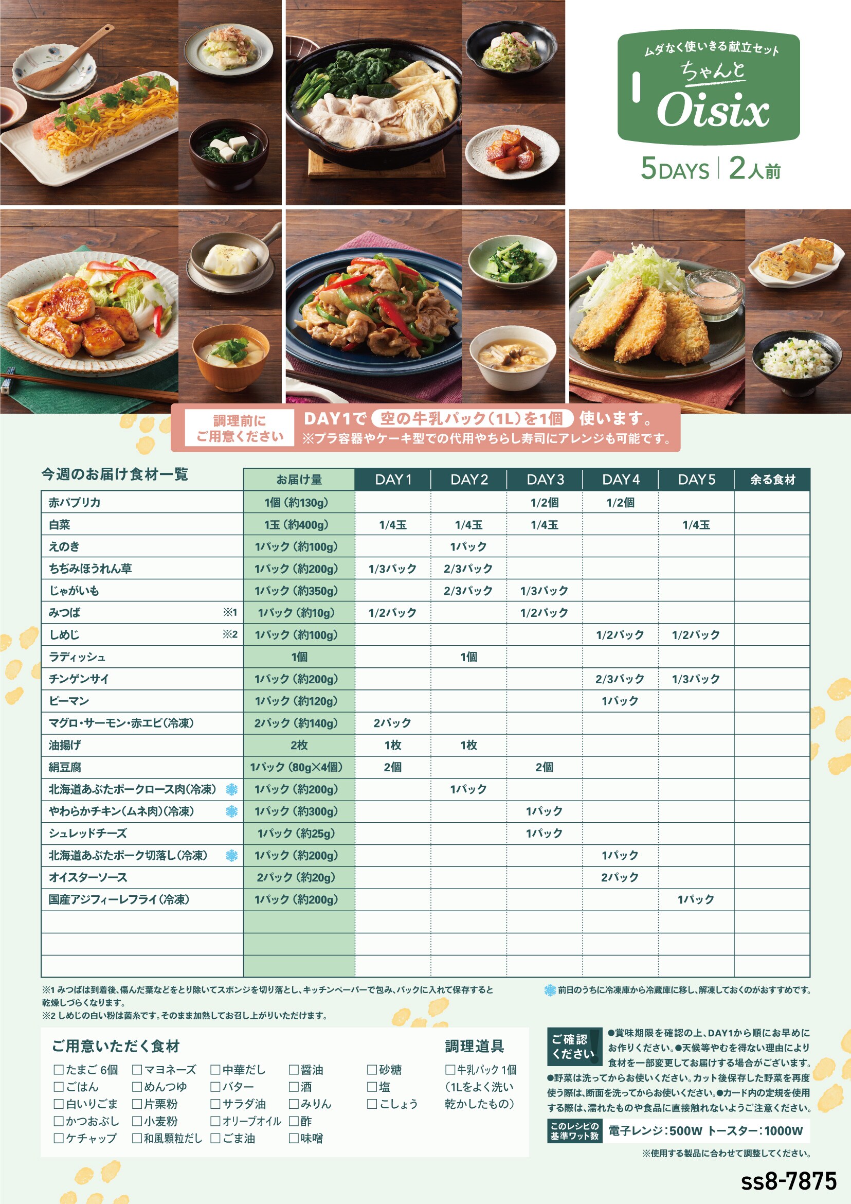 ちゃんとOisixレシピ｜Oisix（オイシックス）