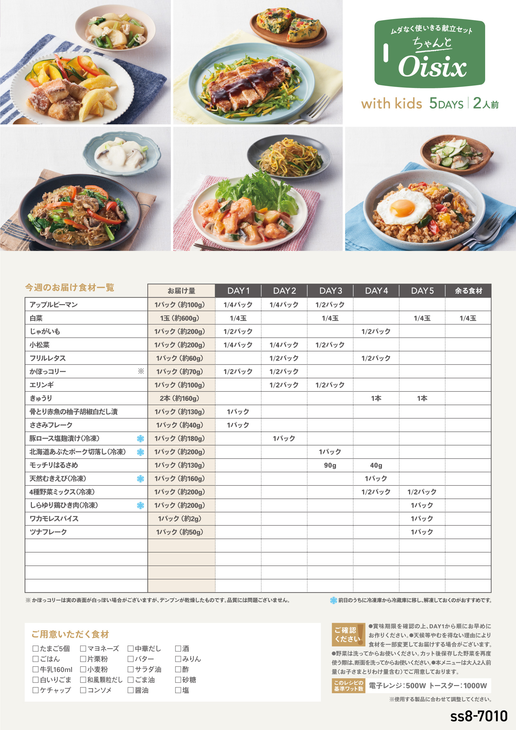 Oisix CookBoxレシピ｜Oisix（オイシックス）