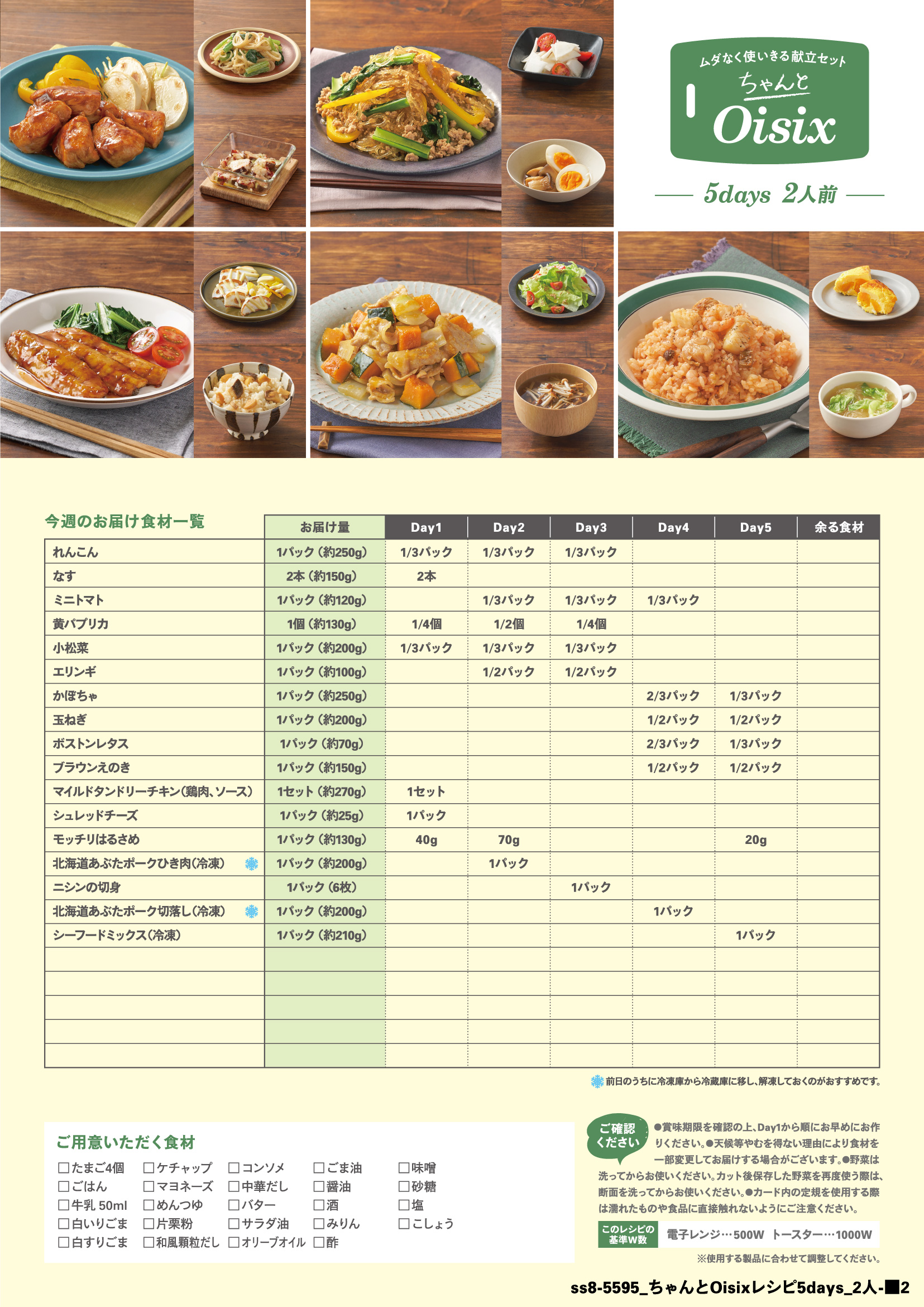 Oisix CookBoxレシピ｜Oisix（オイシックス）