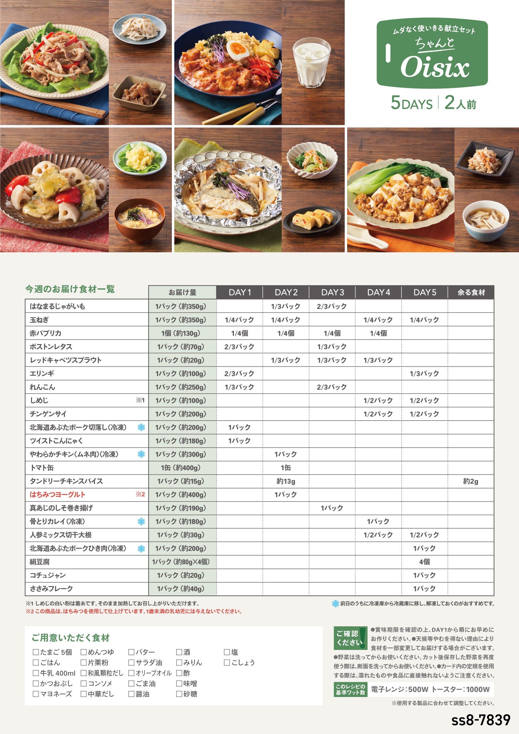 ちゃんとOisixレシピ｜Oisix（オイシックス）