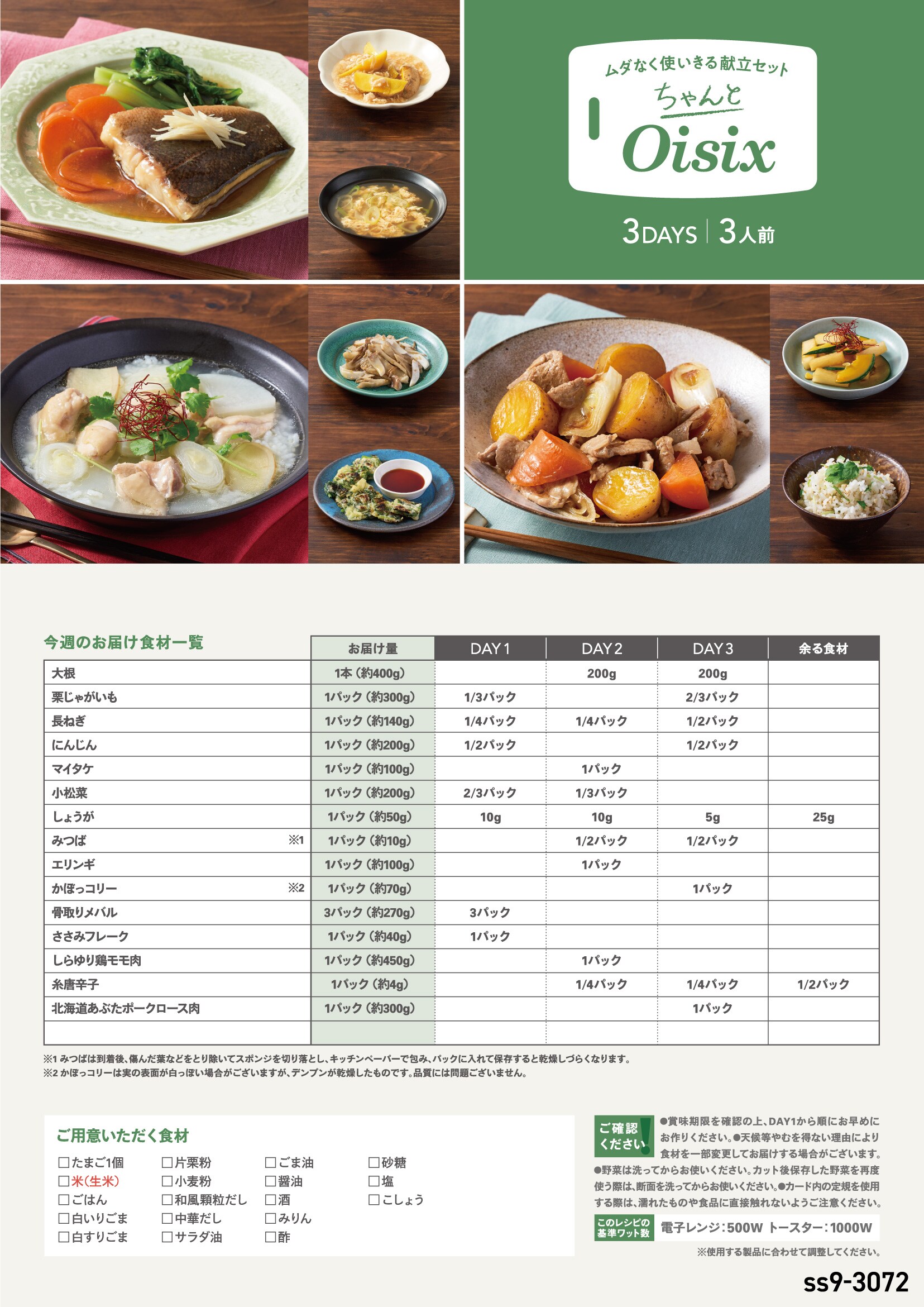 ちゃんとOisixレシピ｜Oisix（オイシックス）