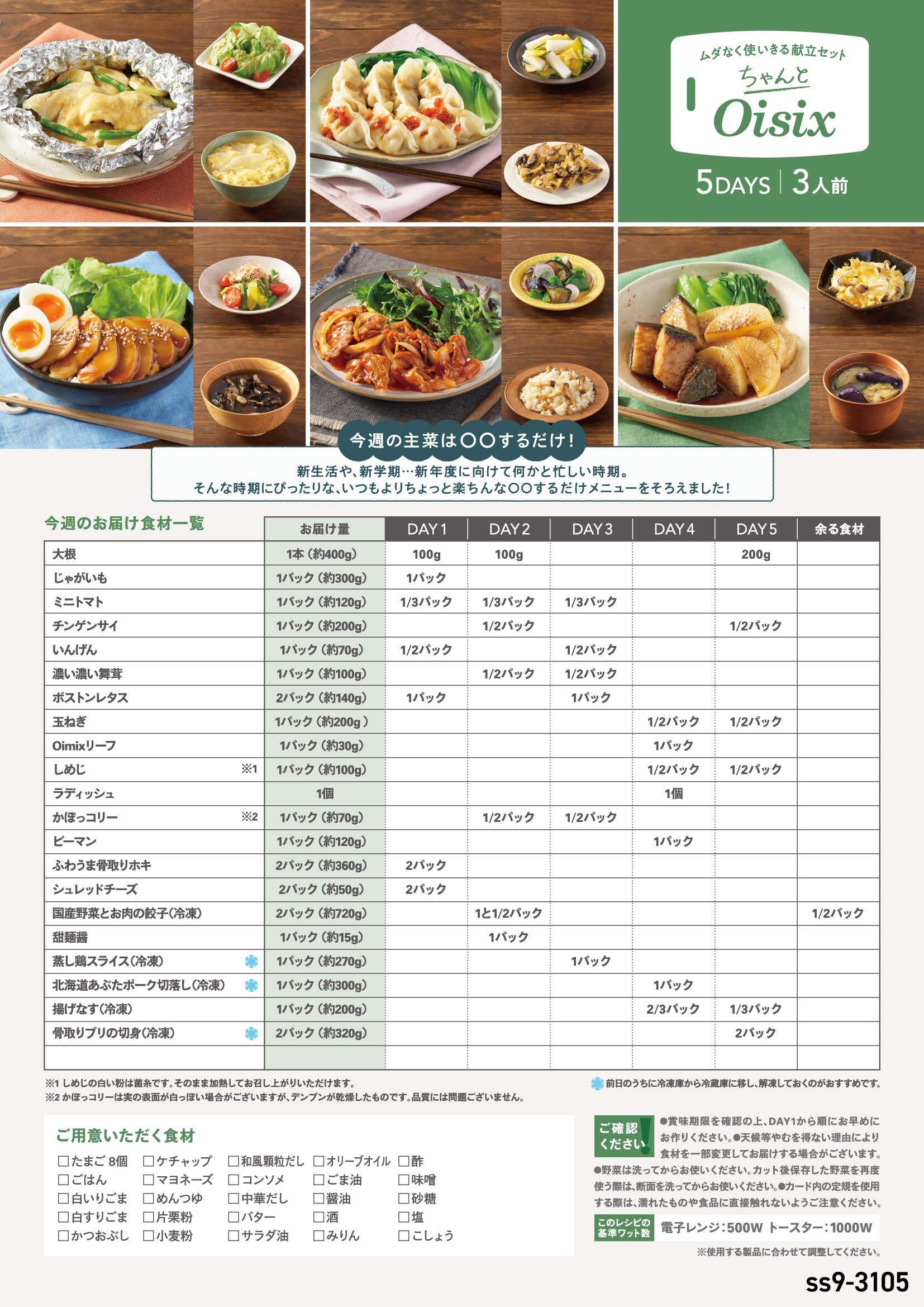 Oisix CookBoxレシピ｜Oisix（オイシックス）