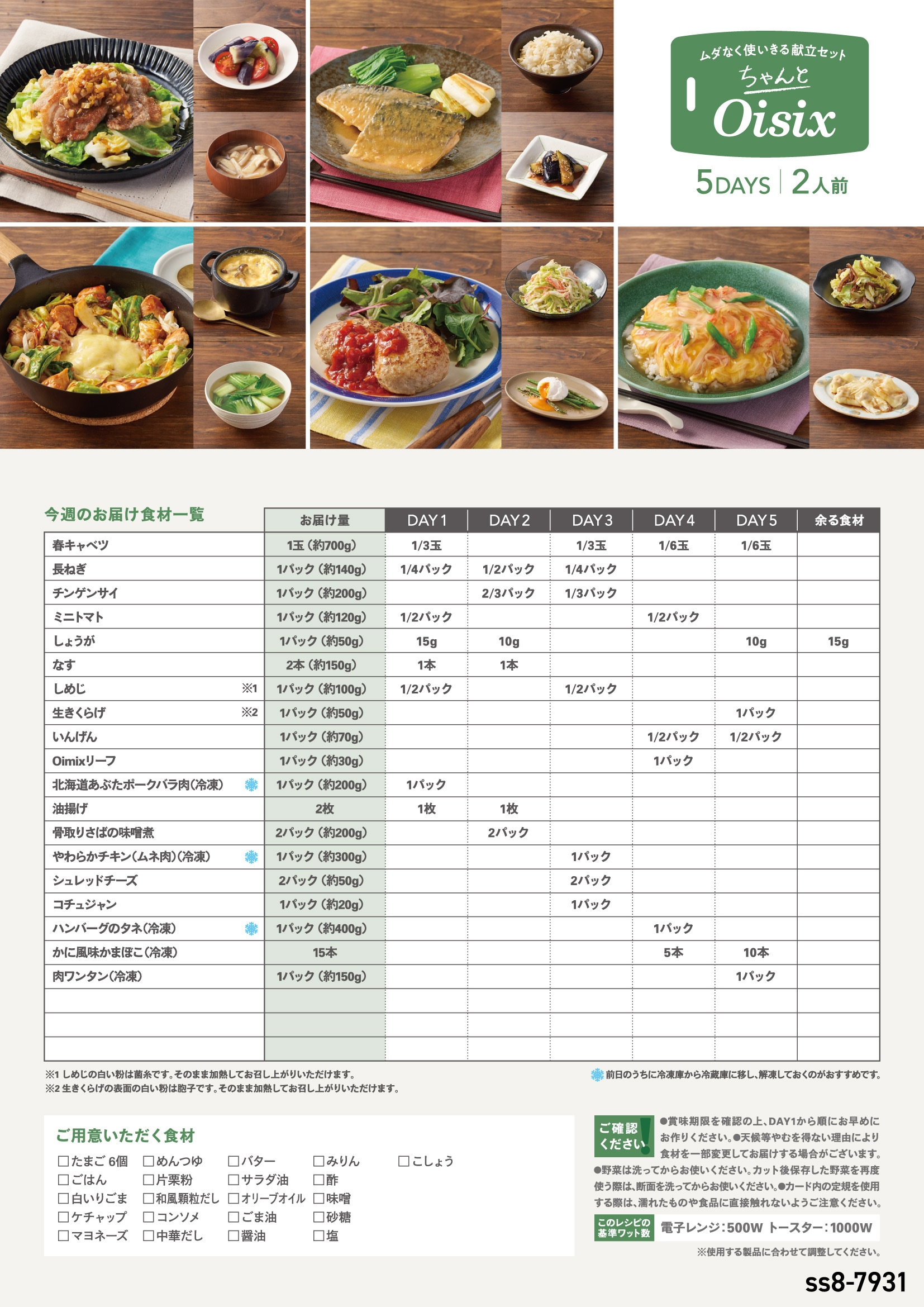 ちゃんとOisixレシピ｜Oisix（オイシックス）