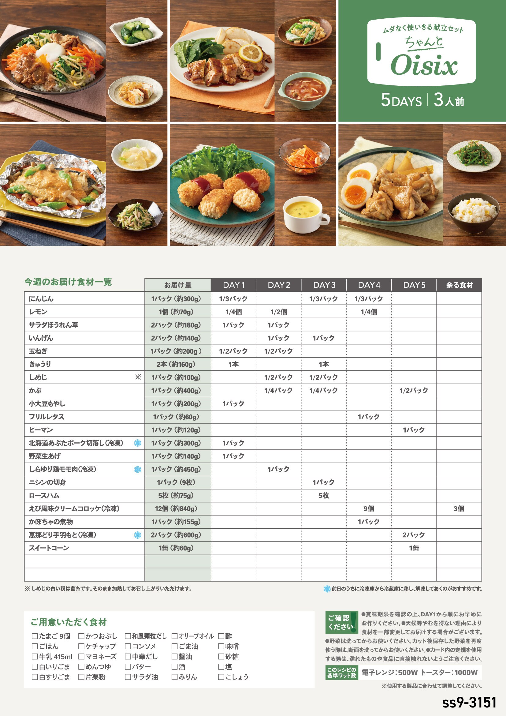 ちゃんとOisixレシピ｜Oisix（オイシックス）