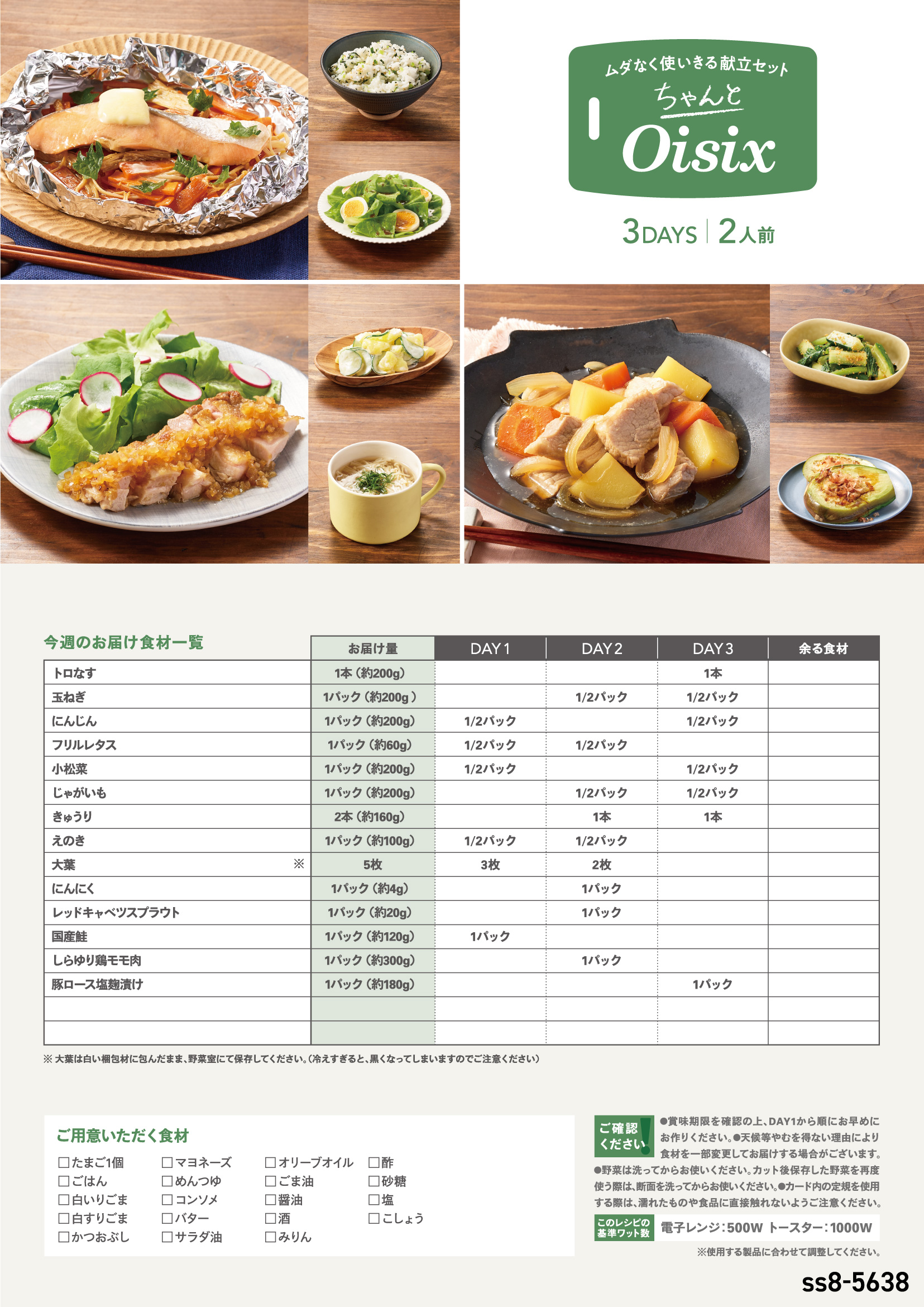 ちゃんとOisixレシピ｜Oisix（オイシックス）