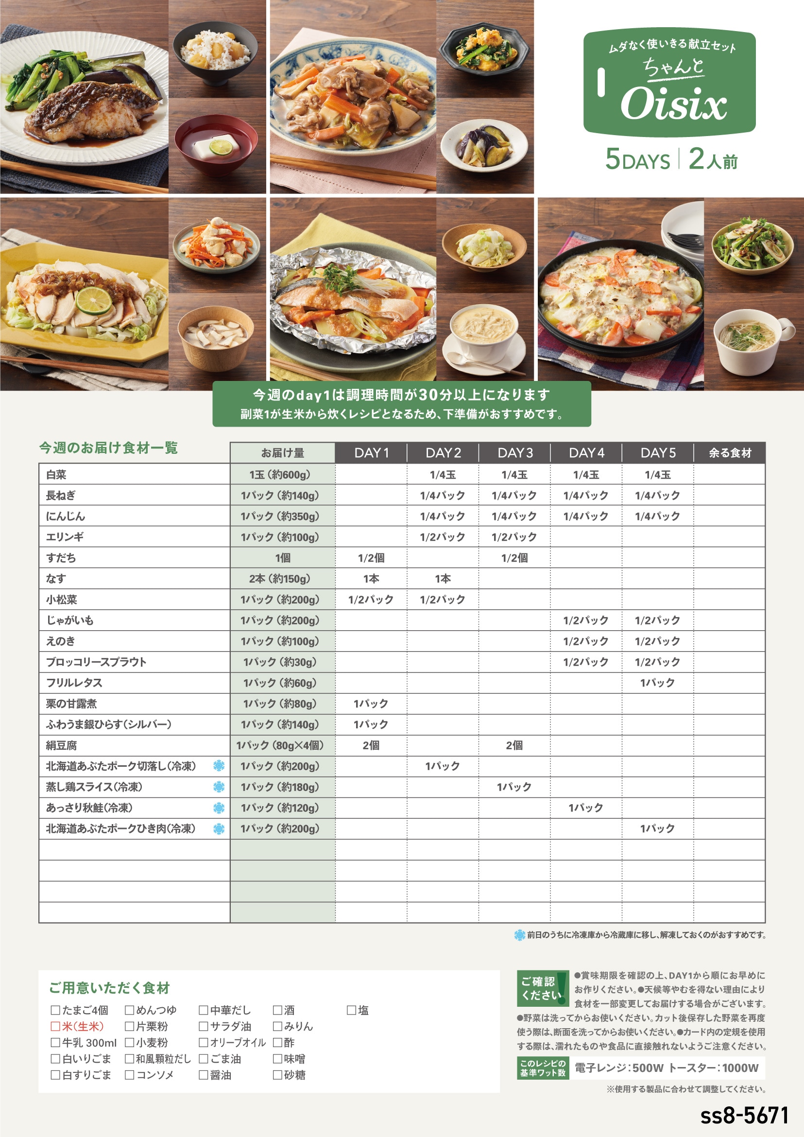 Oisix CookBoxレシピ｜Oisix（オイシックス）