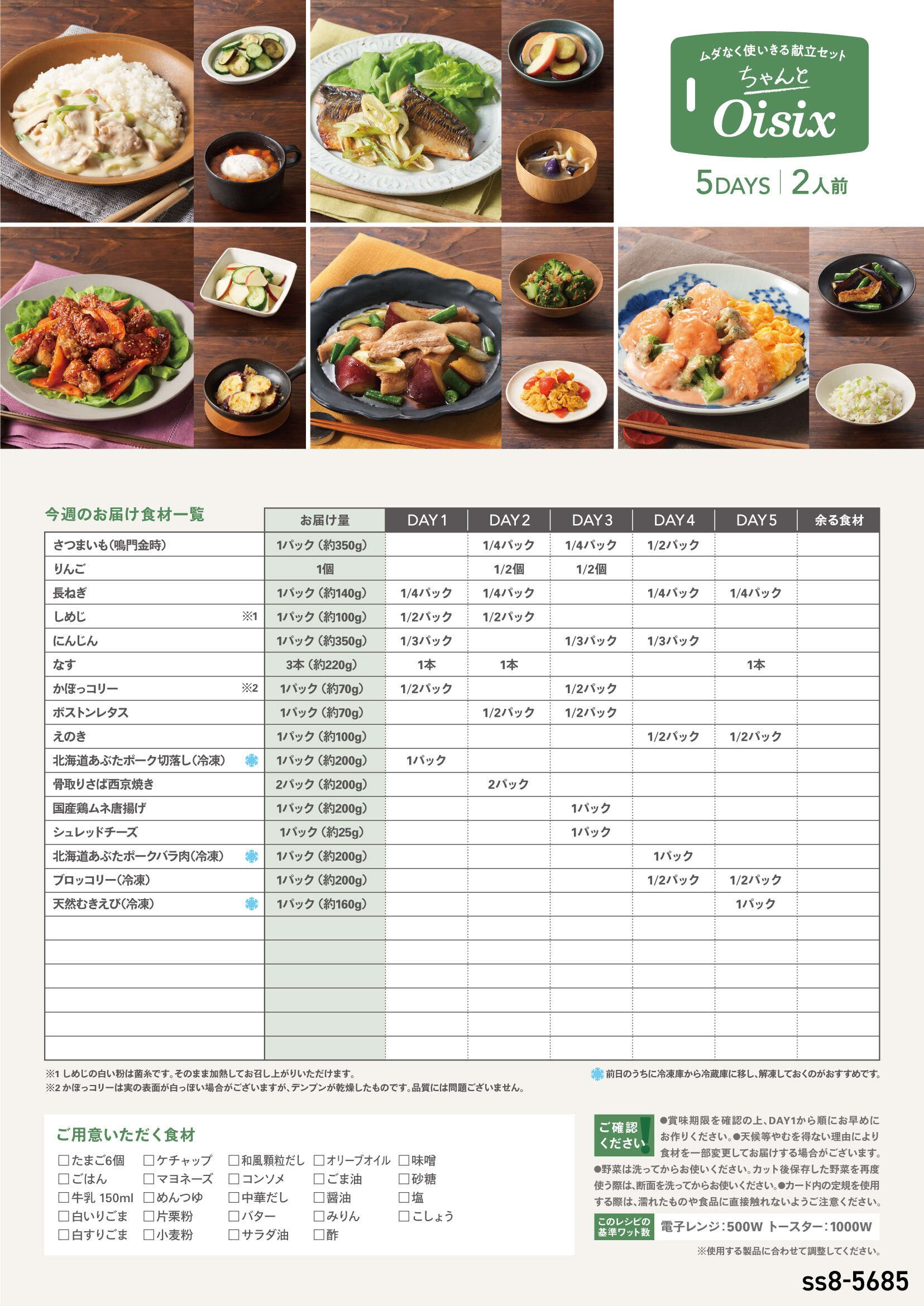 Oisix CookBoxレシピ｜Oisix（オイシックス）